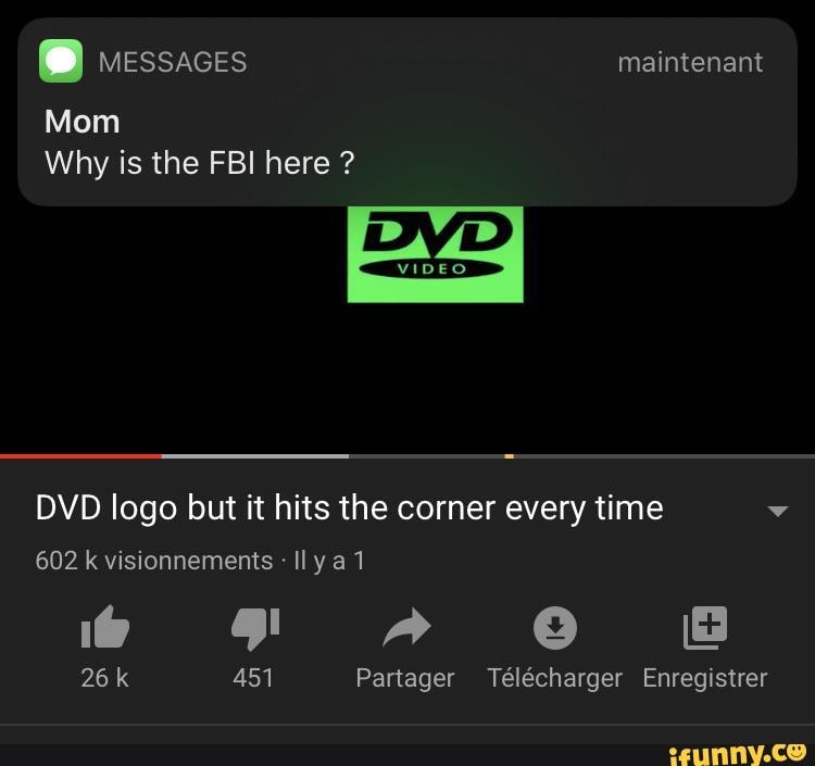 Mom DVD logo but it hits the corner every time y 602 k visionnements ...