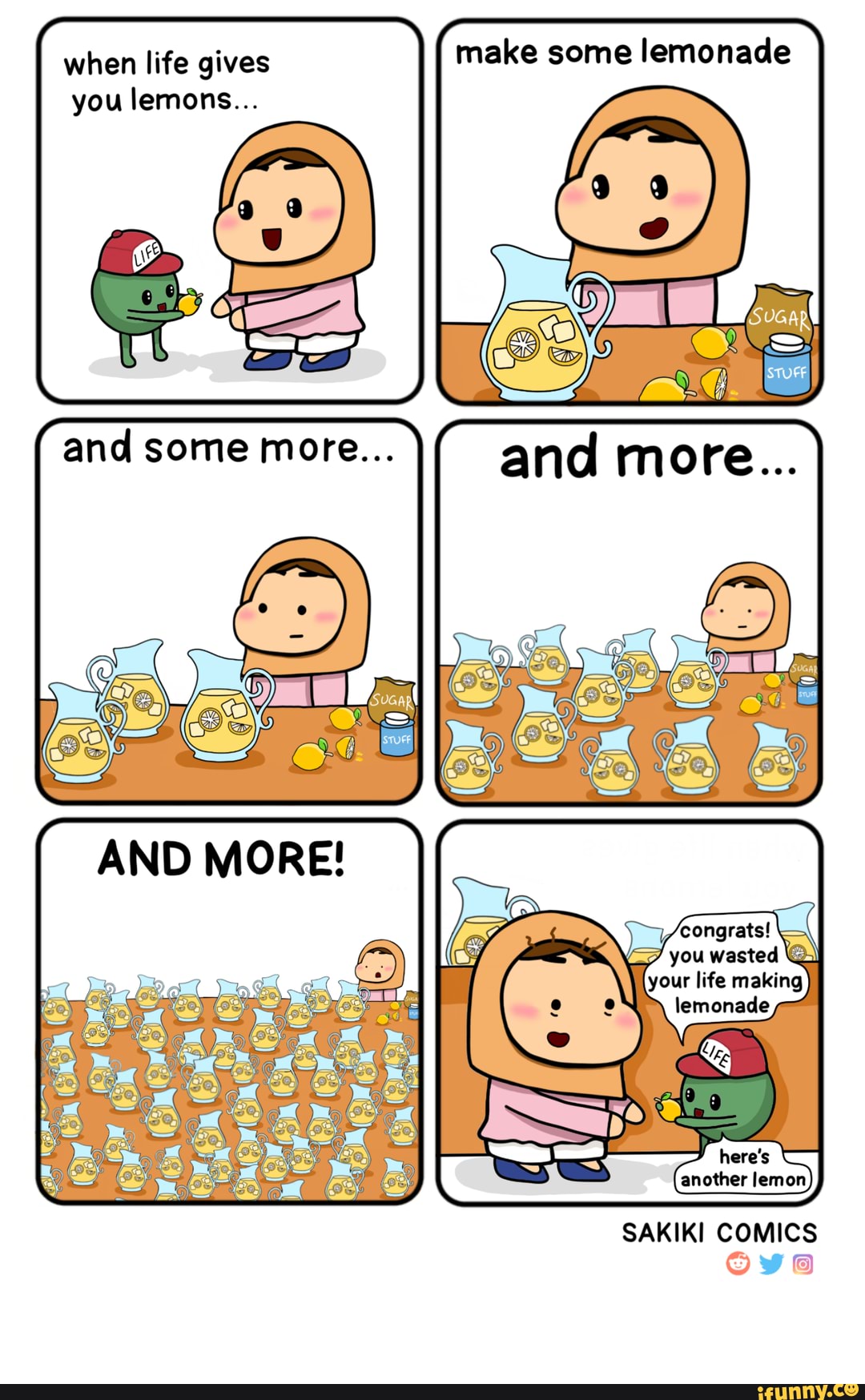 When life gives you lemons... make some lemonade and more... and some ...