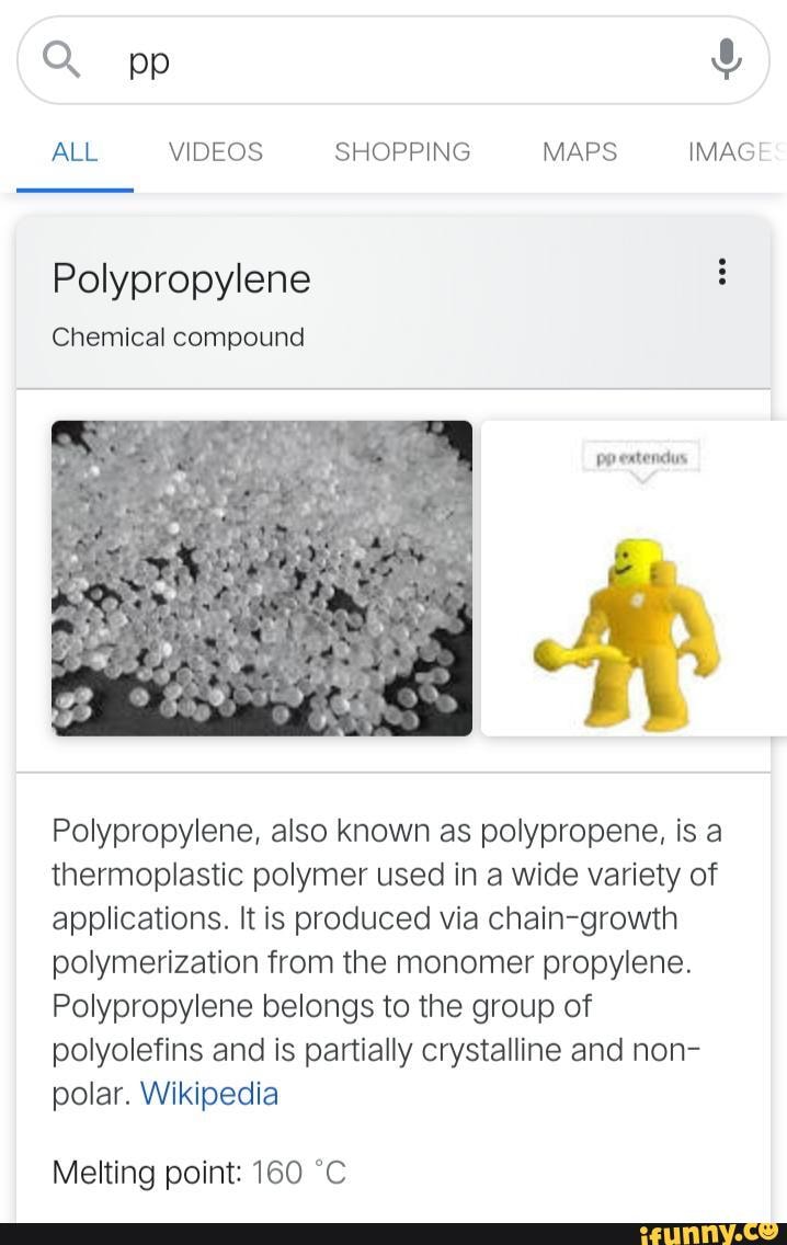 Pp ALL VIDEOS SHOPPING MAPS IMAGE Polypropylene Chemical compound ...