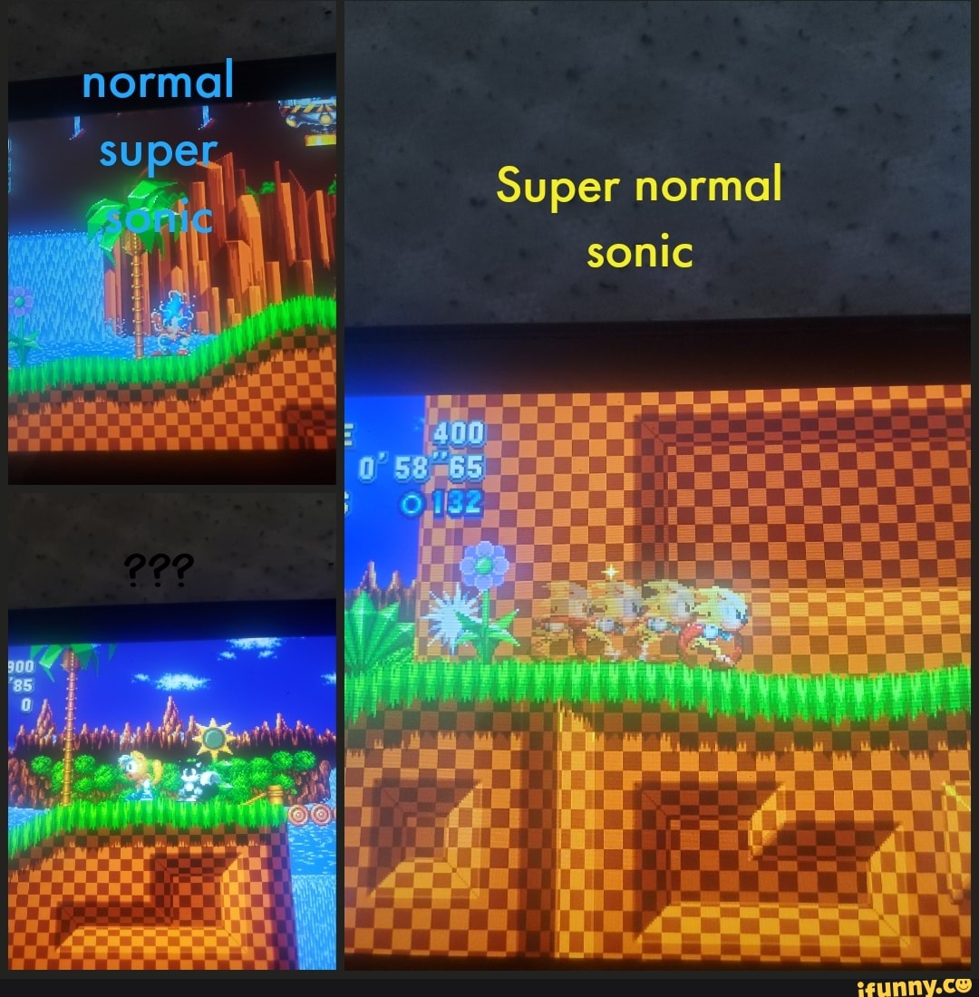 Normal Super normal sonic - iFunny