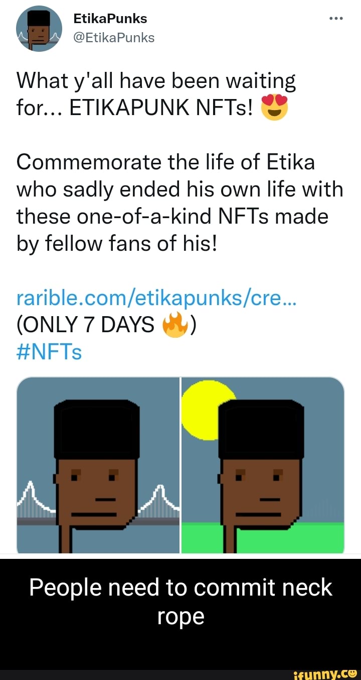 EtikaPunks @EtikaPunks What y'all have been waiting for... ETIKAPUNK ...