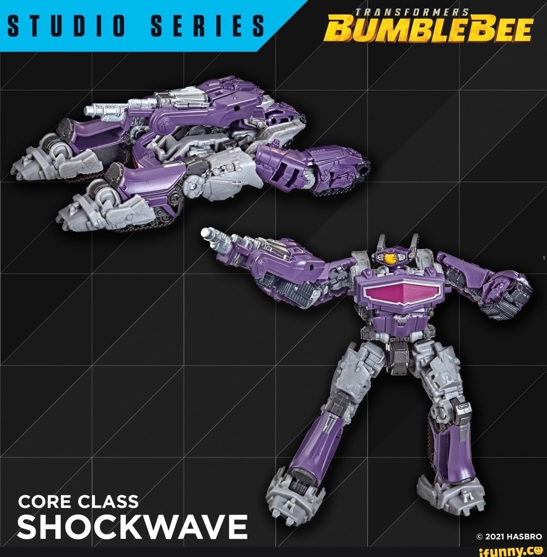 STUDIO SERIES BUMBLEBEE CORE CLASS SHOCKWAVE 2021 HASBRO - iFunny