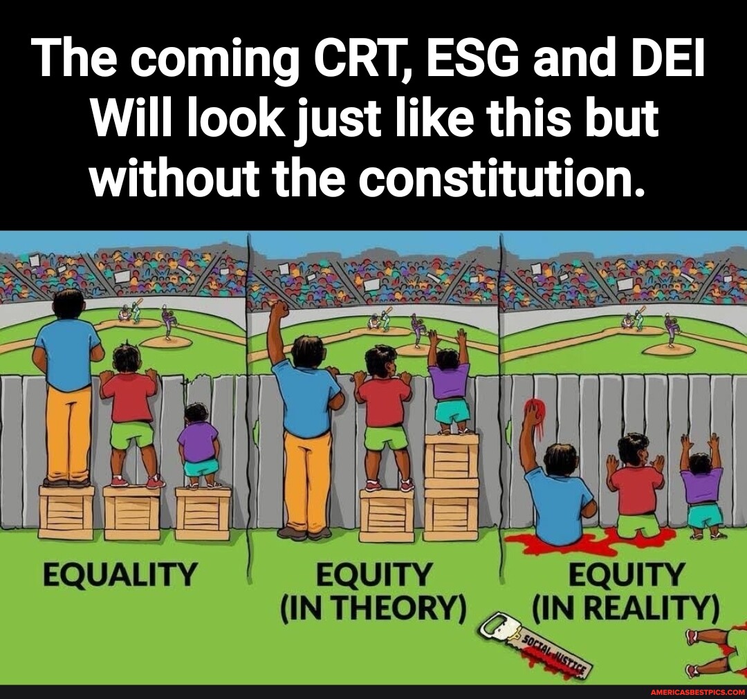 The coming CRT, ESG and DEl Will look just like this but without the ...