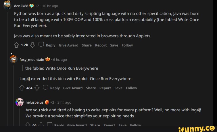 Log4shell memes. Best Collection of funny Log4shell pictures on iFunny