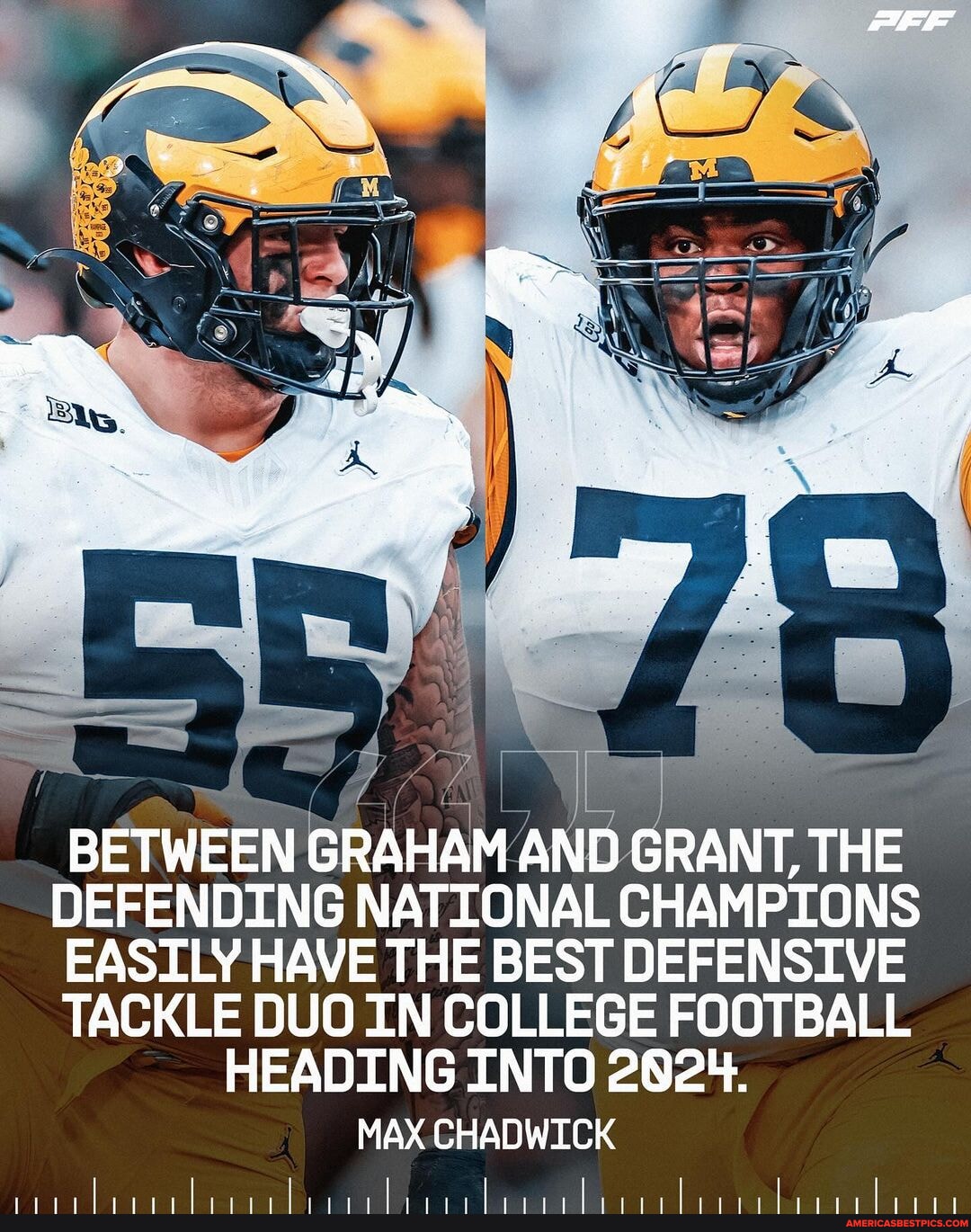 Michigan continues to dominate in the trenches - BETWEEN GRAHAM AND ...