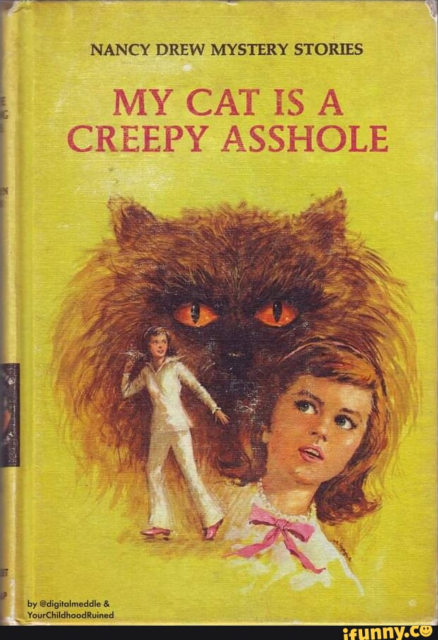 NANCY DREW MYSTERY STORIES MY CAT ISA CREEPY ASSHOLE by @digitalmeddle ...