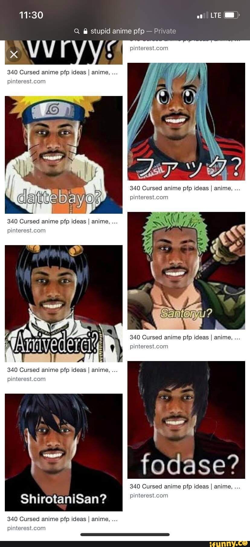 Stupid anime pfp Private pinterast.cona ursed anime pip ideas I anime ...
