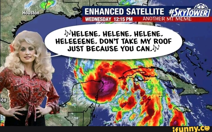 ENHANCED SATELLITE WEDNESDAY PM ANOTHER HELENE. HELENE. HELENE ...