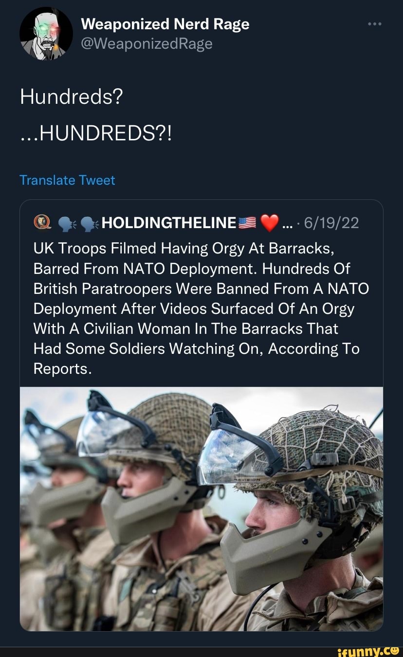 Weaponized Nerd Rage @WeaponizedRage Hundreds? HUNDREDS?! Translate ...
