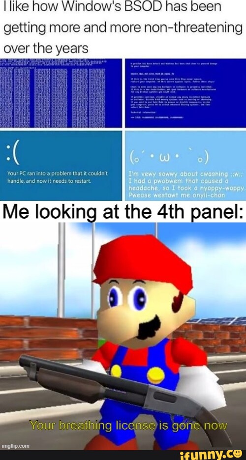 Bsod memes. Best Collection of funny Bsod pictures on iFunny
