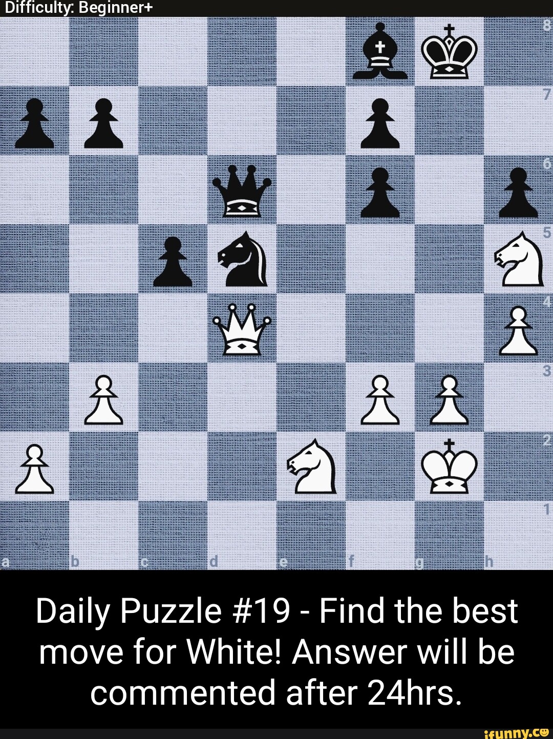 Difficulty: Beginner+ pd Daily Puzzle #19 - Find the best move for ...