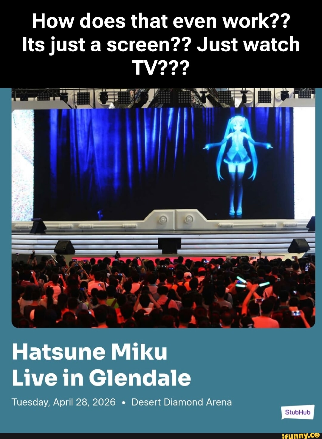 How does that even work?? Its just a screen?? Just watch TV??? Hatsune ...