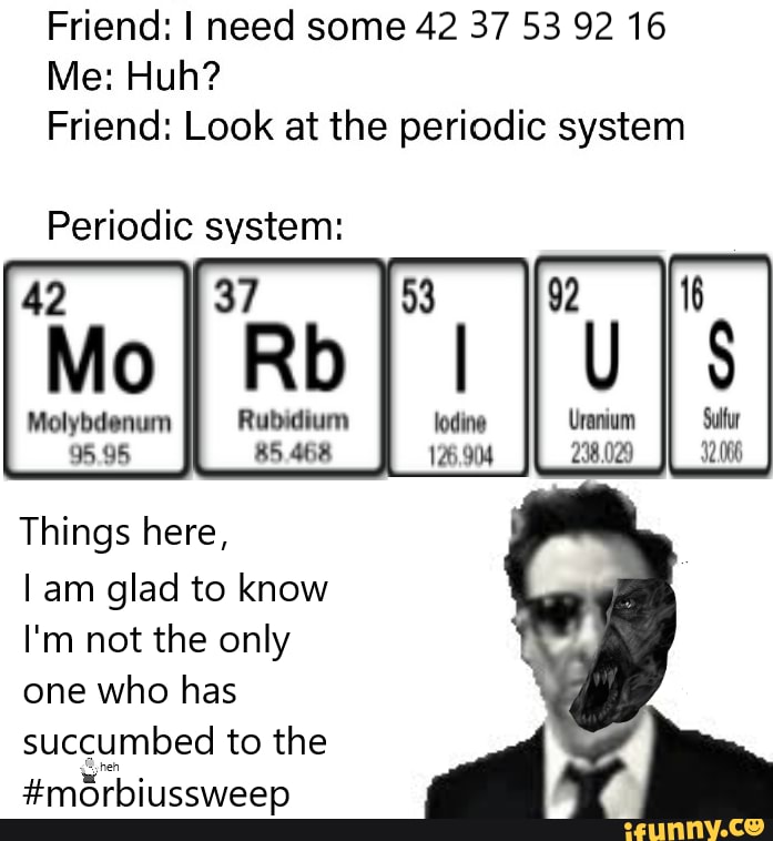 Rubidium memes. Best Collection of funny Rubidium pictures on iFunny