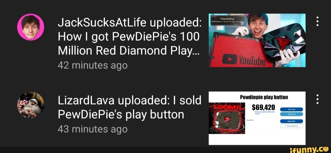 Playbutton memes. Best Collection of funny Playbutton pictures on iFunny