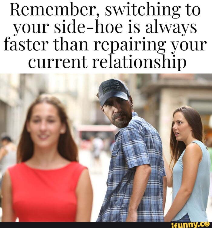 Remember, switching to your side- hoe is always faster than repairing ...