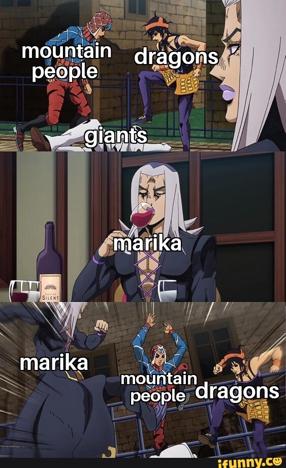 People giants_ marika marika mountain people dragons - iFunny