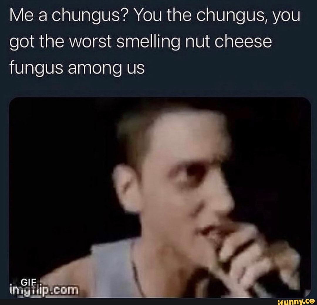 Me achungus? You the chungus, you got the worst smelling nut cheese ...