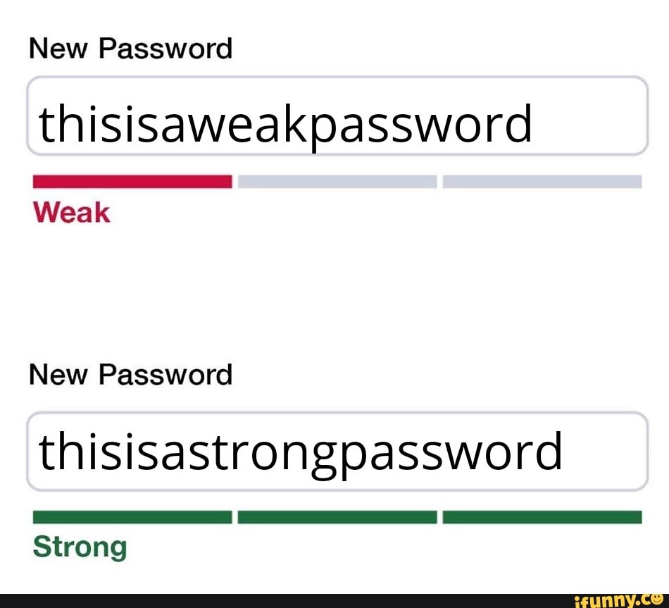 New Password thisisaweakpassword Weak New Password ...