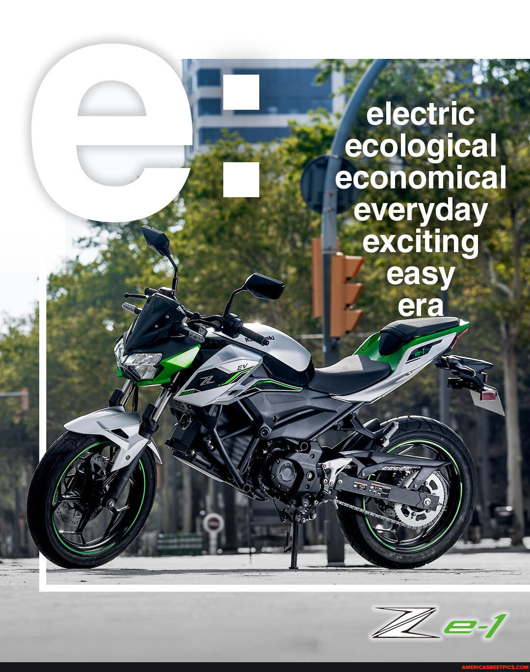 Revolutionize your ride with the the rider-friendly, all-new Z e-1 ABS ...