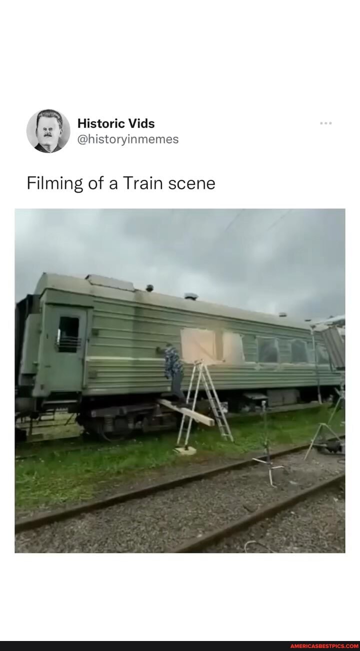 Historic Vids @historyinmemes Filming of a Train scene - America’s best ...