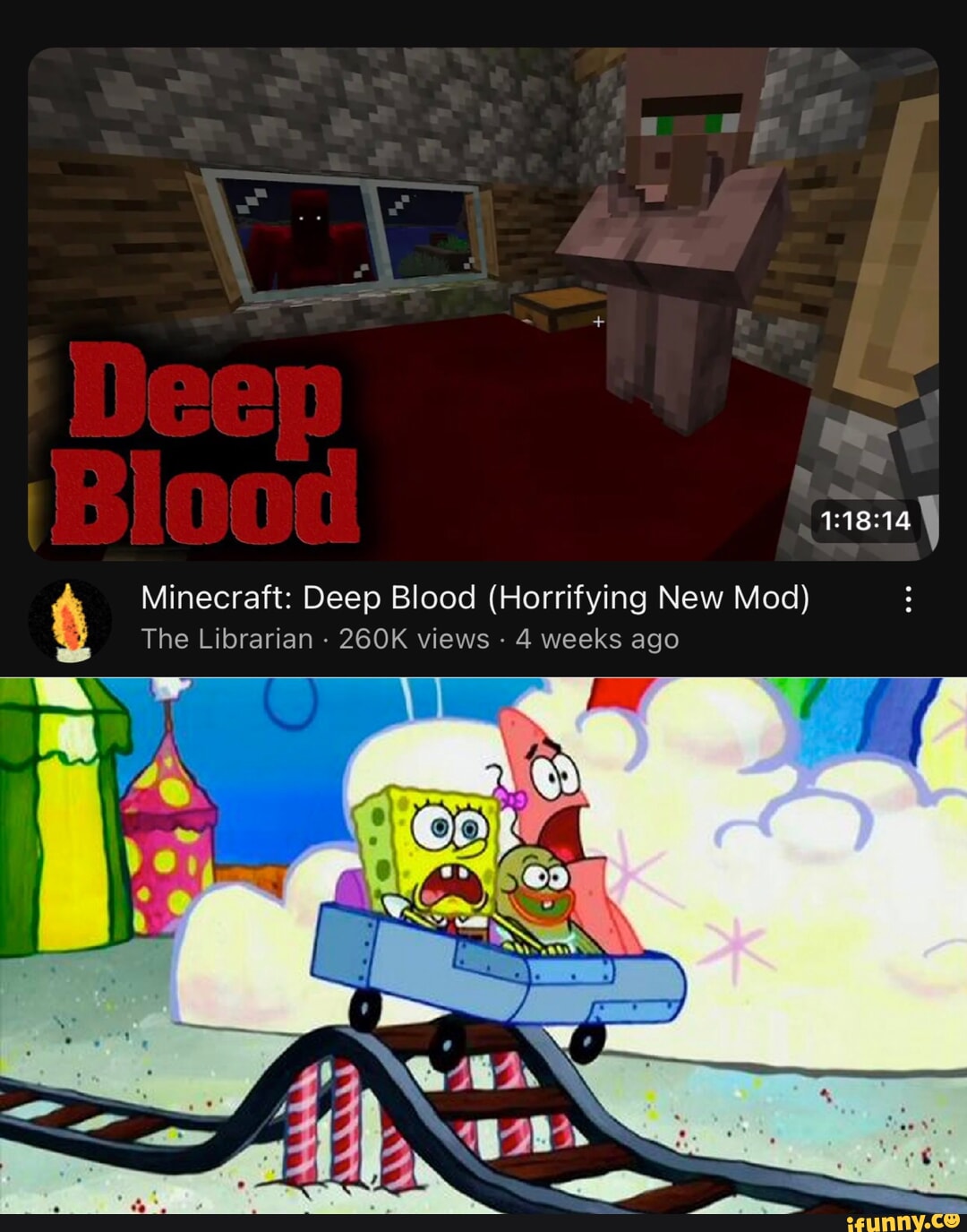 Minecraft: Deep Blood (Horrifying New Mod) The Librarian - 260K views ...