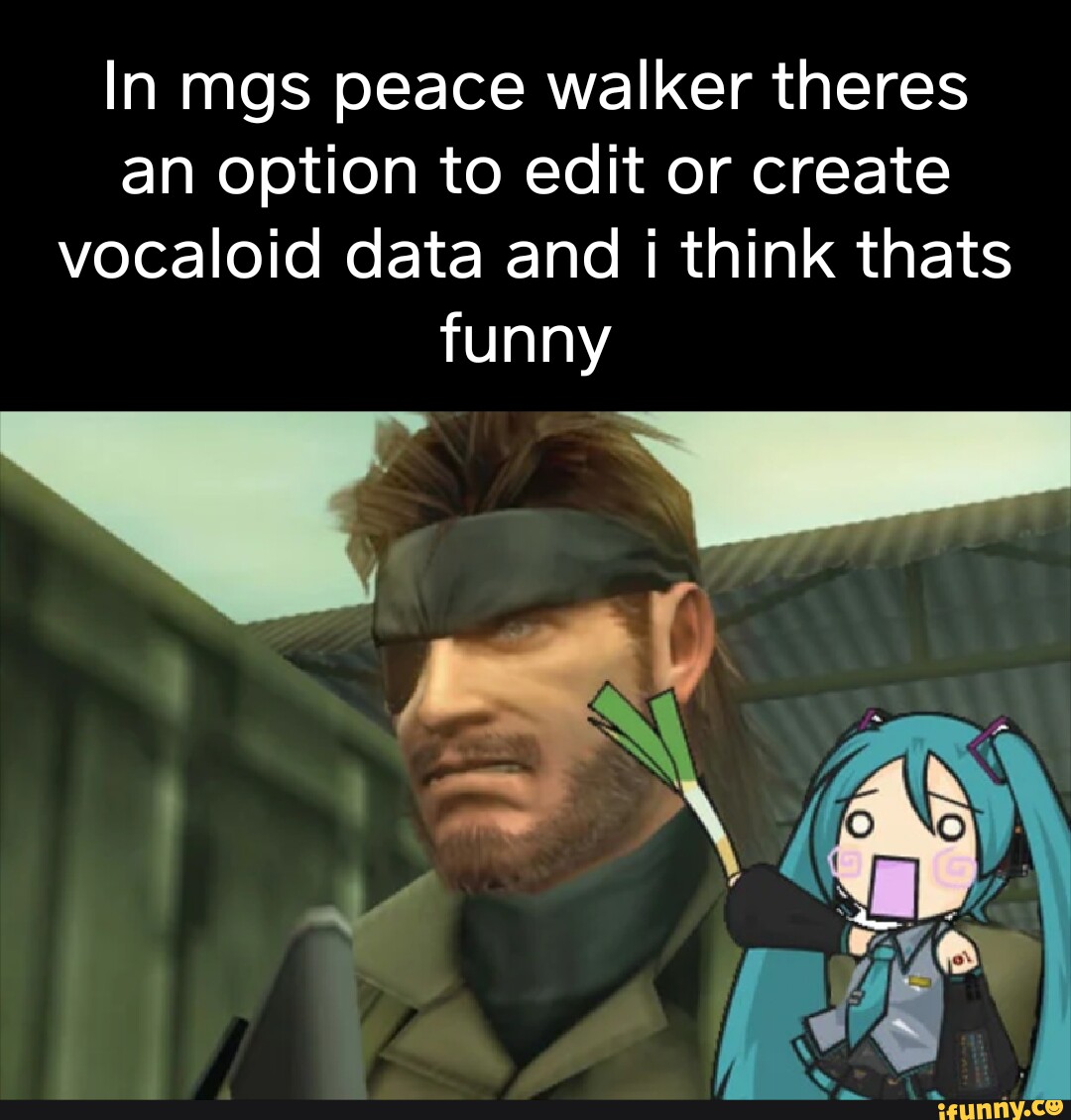 Metal Gear Solid memes memes. The best memes on iFunny