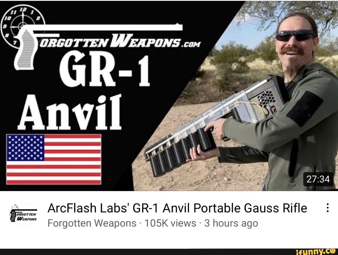 Anvil ORGOTTEN TEN WEAPONS com ArcFlash Labs' GR-1 Anvil Portable Gauss ...