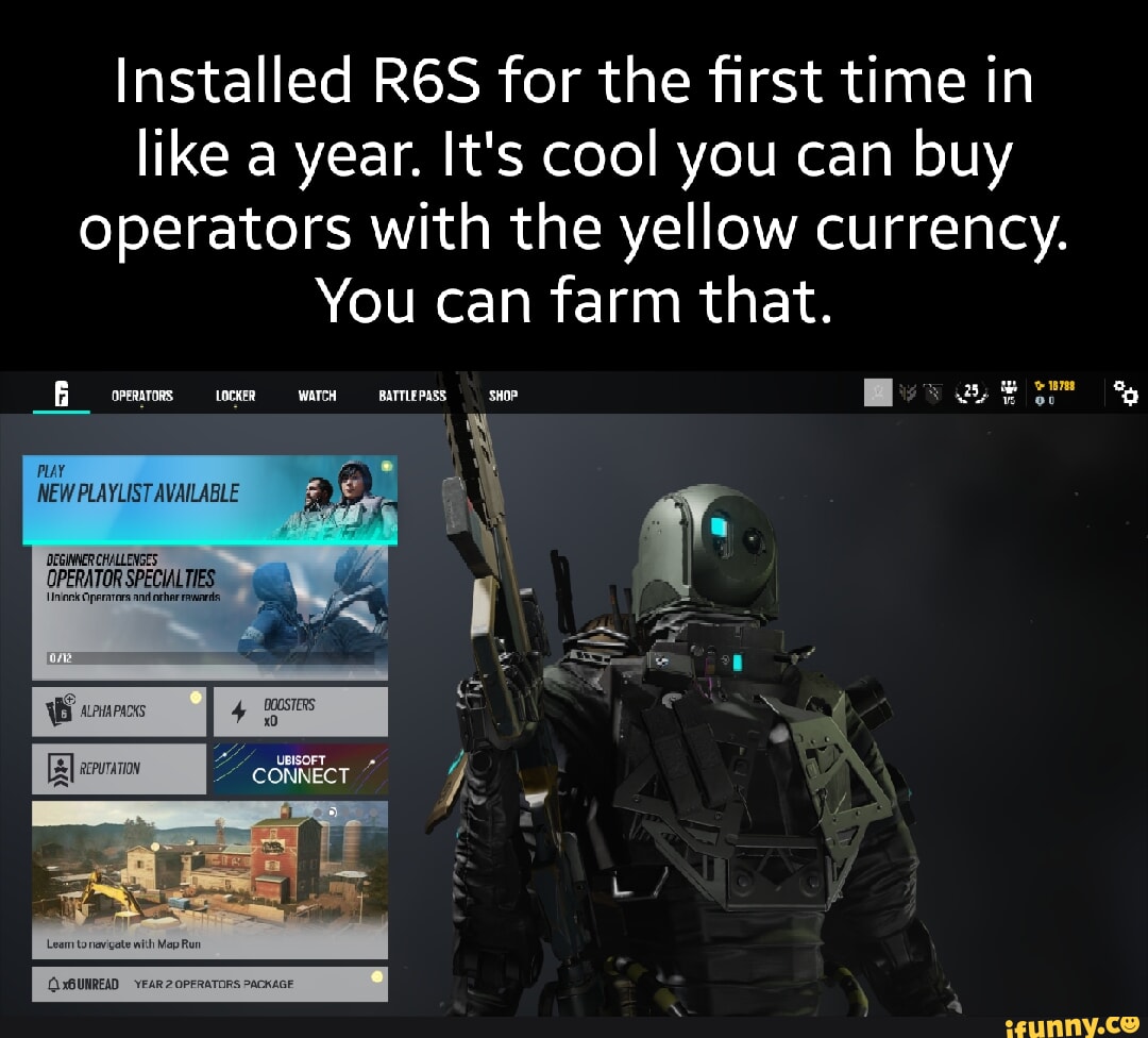 Installed for the first time in like a year. It's cool you can buy ...