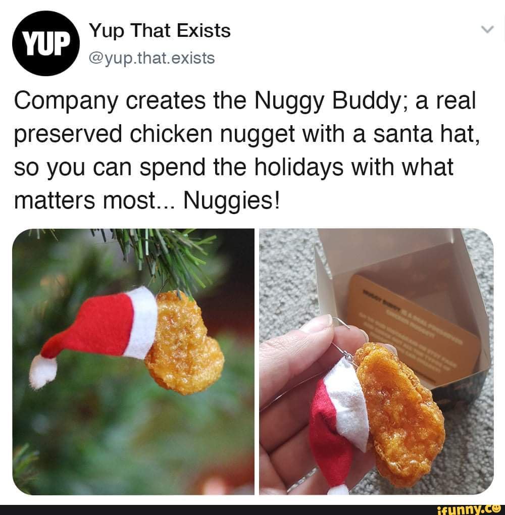 Company creates the Nuggy Buddy; a real preserved chicken nugget with a ...