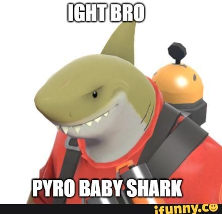 IGHT BRO PYRO BABY SHARK - iFunny