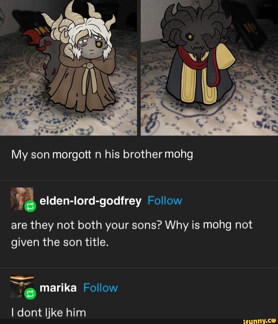 Morgott memes. Best Collection of funny Morgott pictures on iFunny