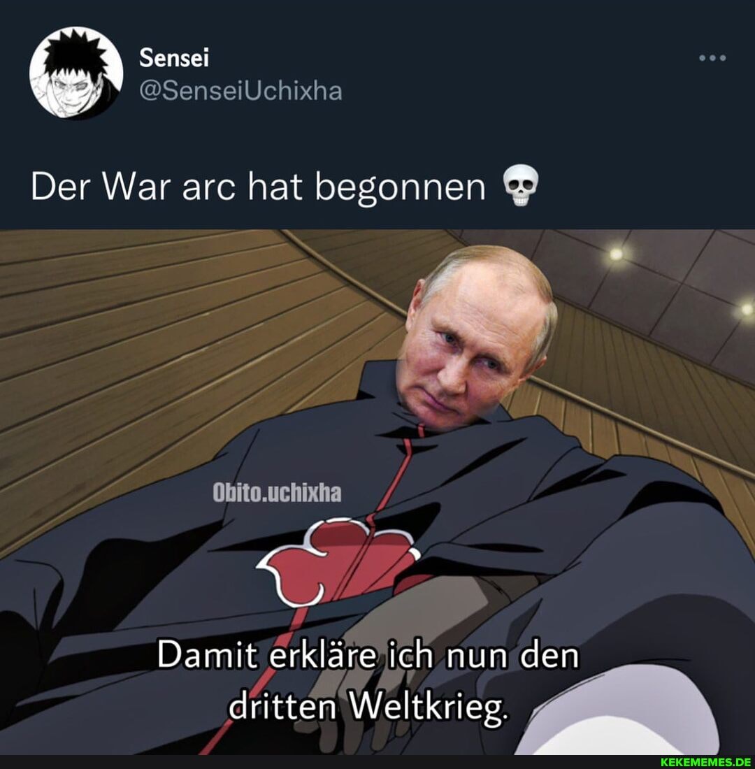 Sensei iUchi Der War arc hat besonnen Obito.uchixha Damit erkläre ich ...