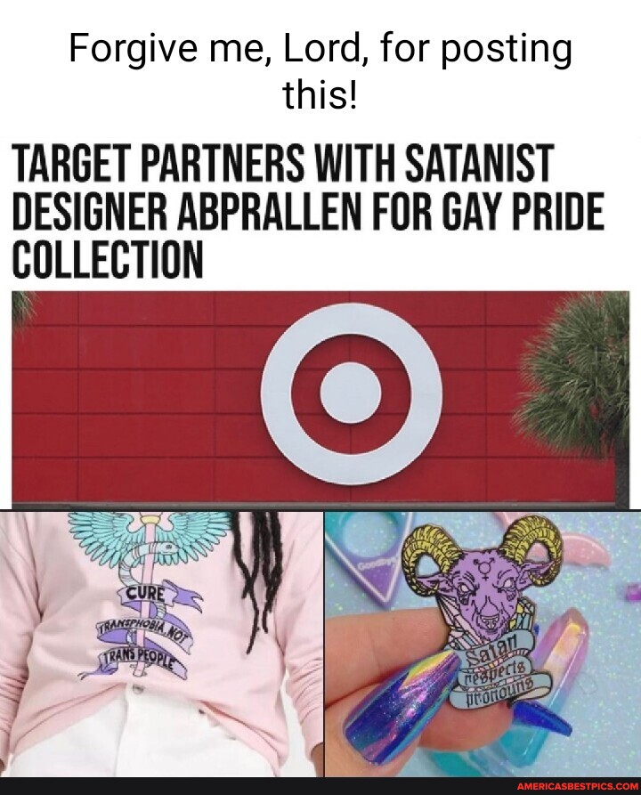 Forgive me, Lord, for posting this! TARGET PARTNERS WITH SATANIST ...