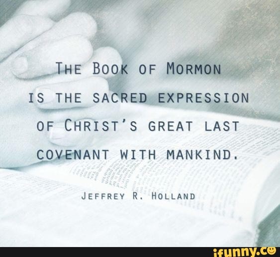 THE BOOK OF MORMON THE SAGRED EXPRESSION OF CHRIST'S GREAT LAST _ ANT ...