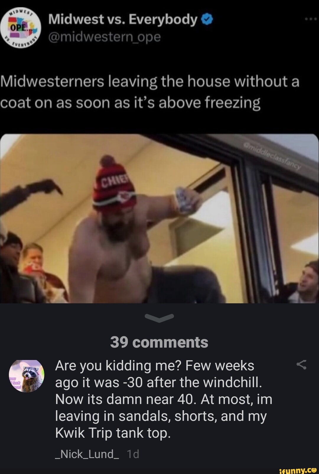 Wind Chill Factor Comic