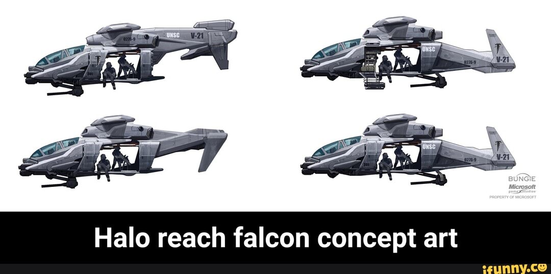 Halo reach falcon concept art - Halo reach falcon concept art - iFunny