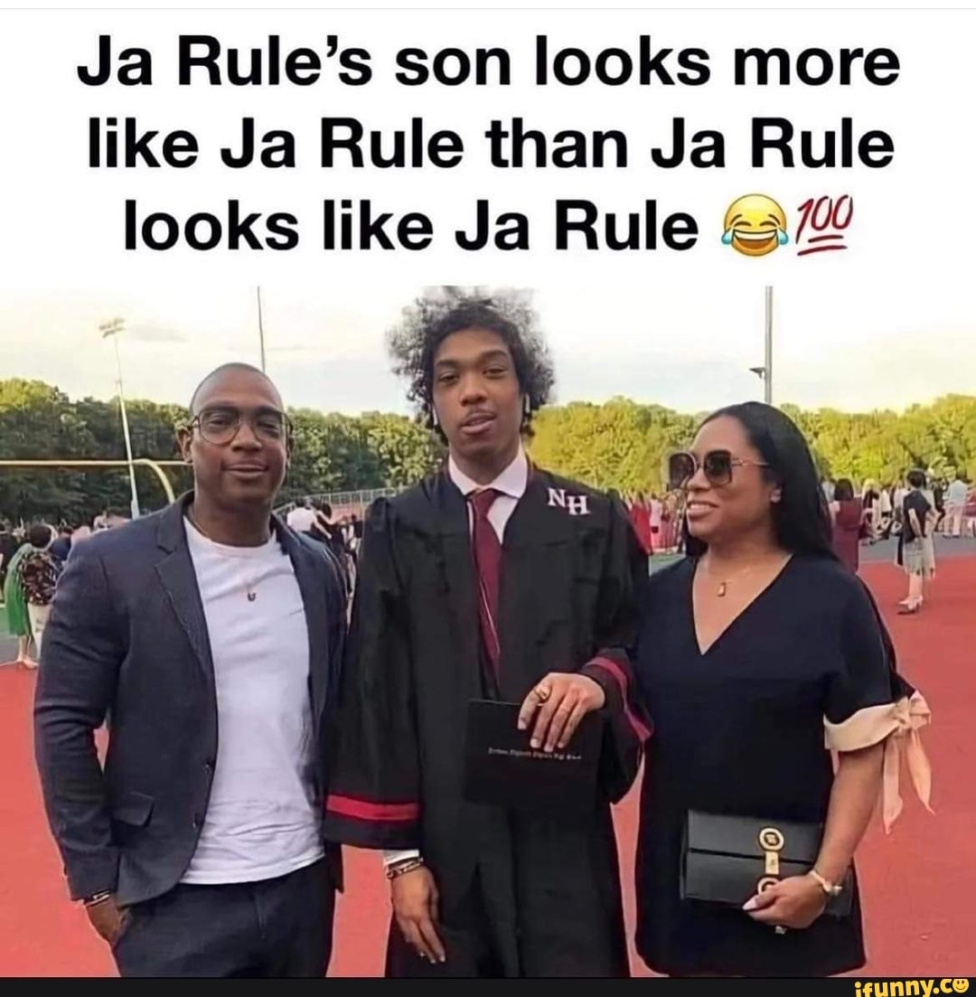 Ja Rule's son looks more like Ja Rule than Ja Rule looks like Ja Rule ...