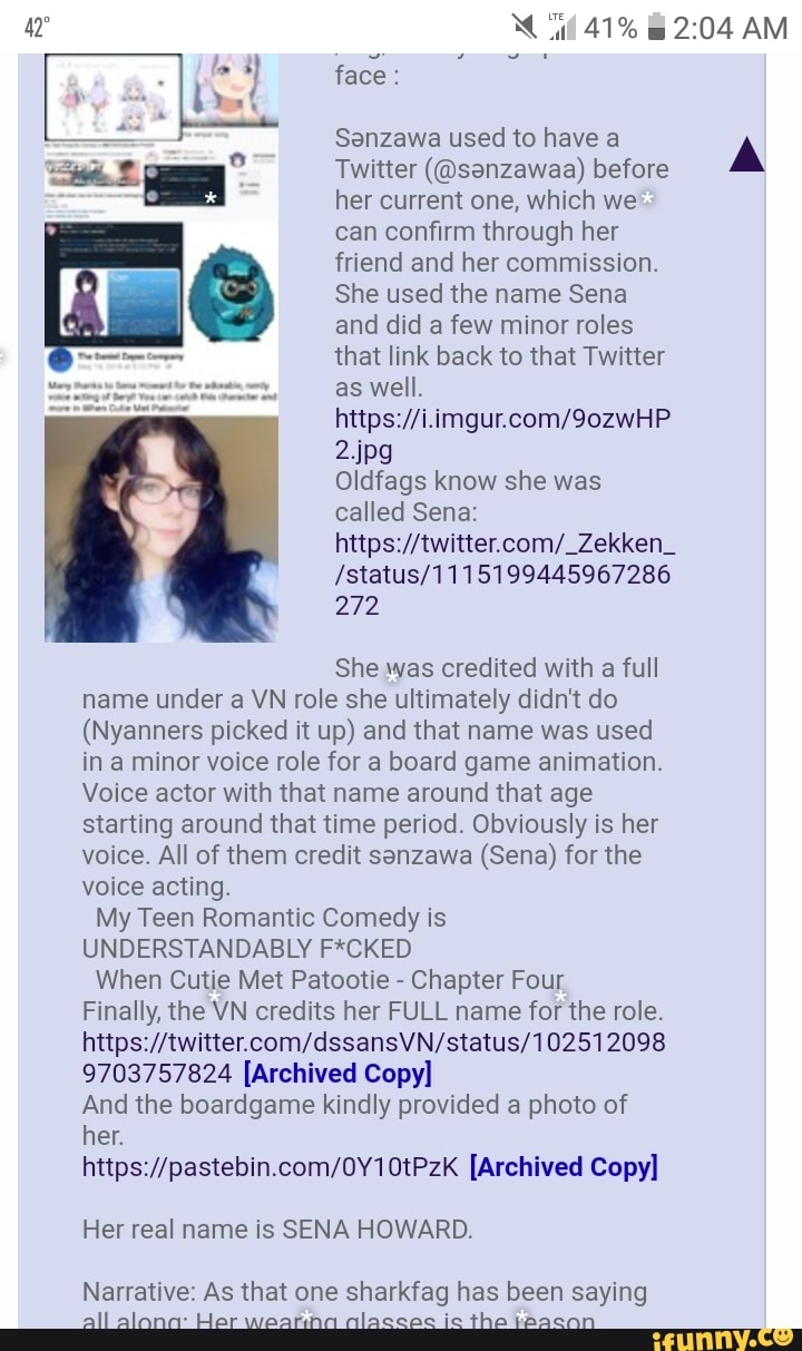 41% AM face: Sanzawa used to have a Twitter (@sanzawaa) before her ...