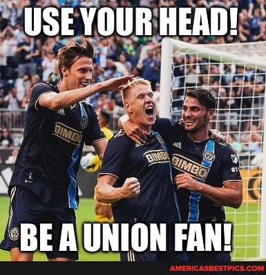 Be like Jakob. #phillysports #doop #glesnes - USE YOUR HEAD! 'BEA UNION ...