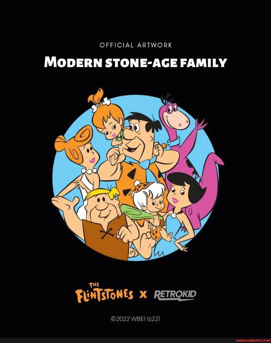 OFFICIAL ARTWORK MODERN STONE-AGE FAMILY THE XX RETROKID WBEI - America ...