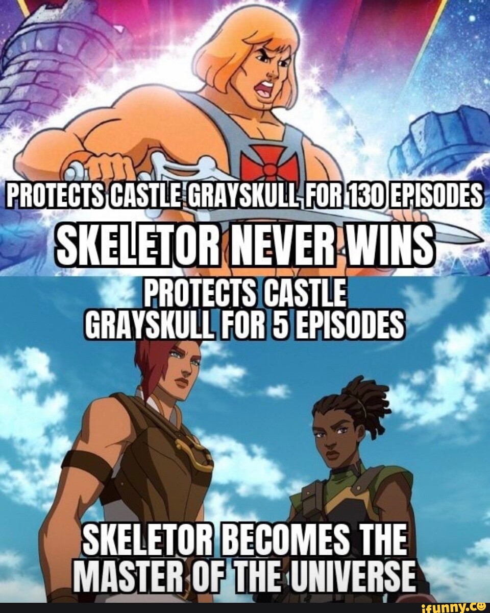ROTECTSCASTLE GRAYSKULL FORA3O EPISODES "SKELETOR NEVER WINSr ...