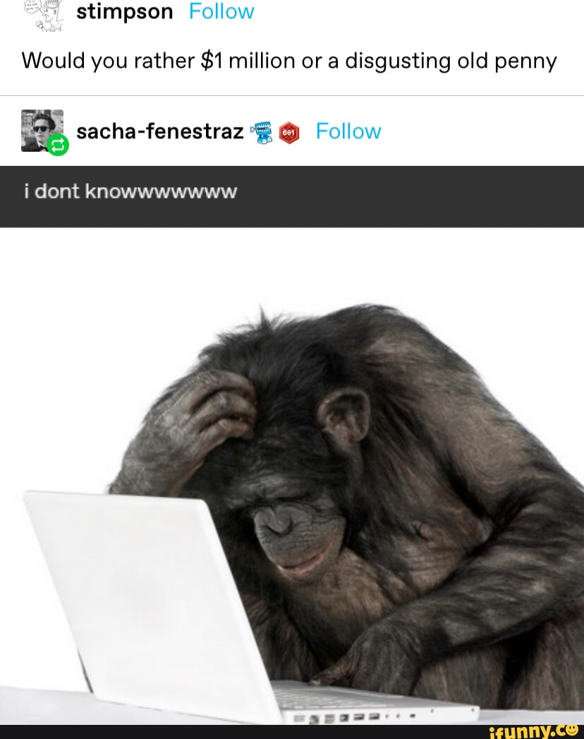 Would you rather $1 million or a disgusting old penny dont knowwwwwww ...