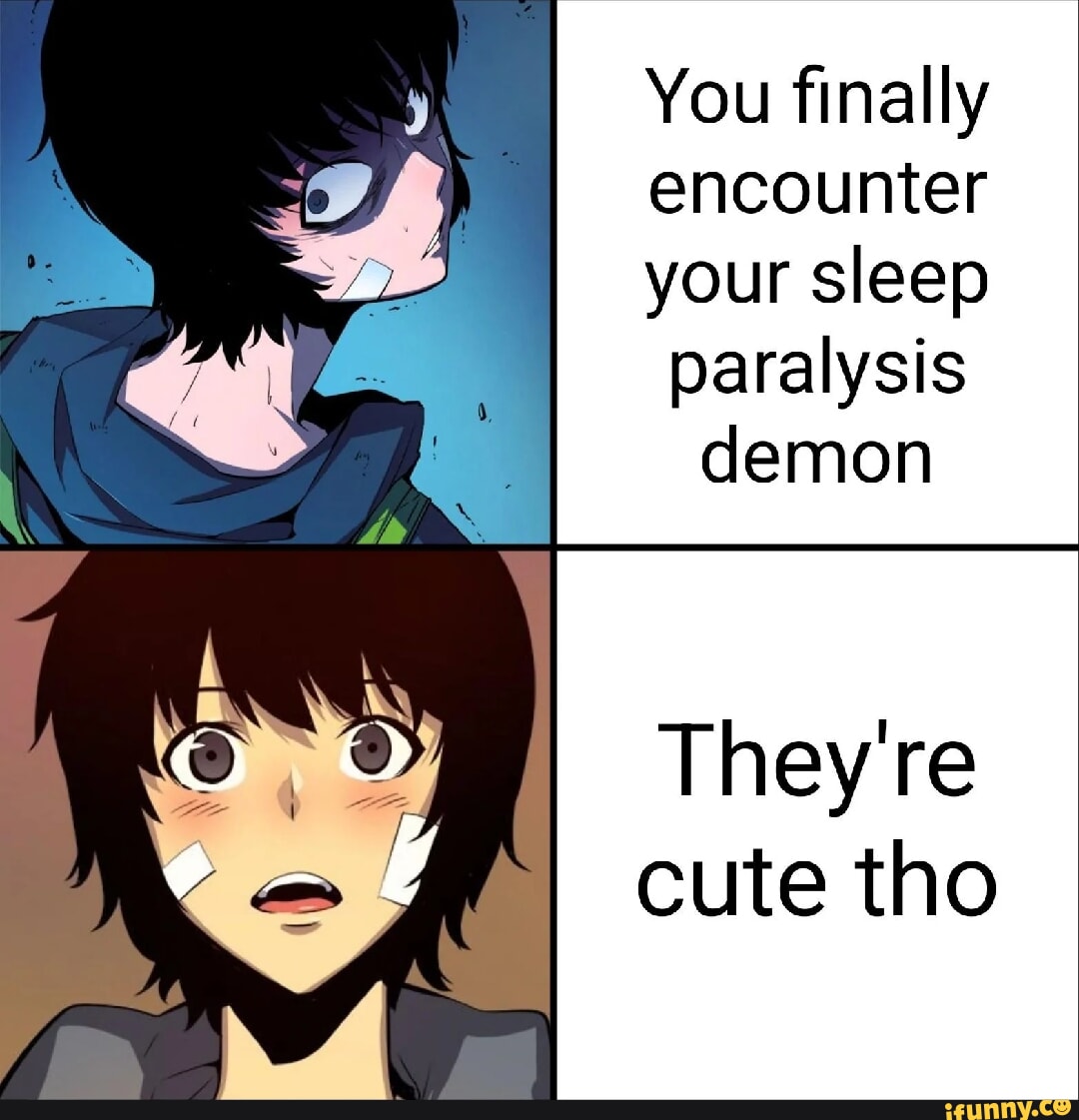 You finally encounter your sleep paralysis demon They re cute tho - iFunny
