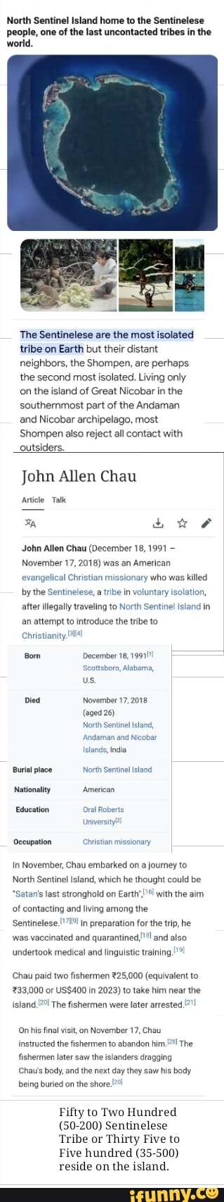 North Sentinel Island home to the Sentinelese people, one of the last ...