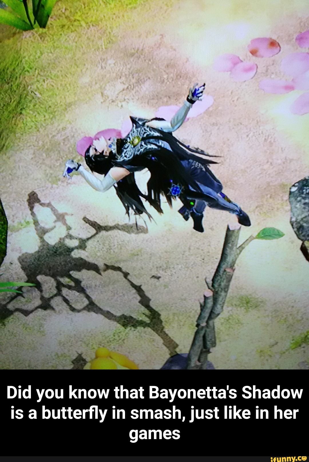 Did you know that Bayonetta's Shadow is a butterﬂy in smash, just like ...