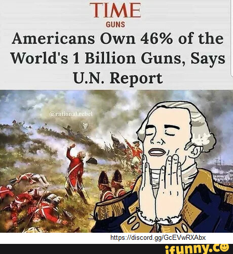 TIME GUNS Americans Own 46% of the World's 1 Billion Guns, Says U.N ...
