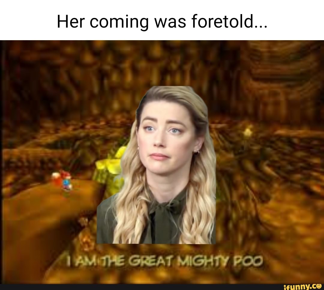 Her coming was foretold... AME GREAT. MIGHTY Poo - iFunny