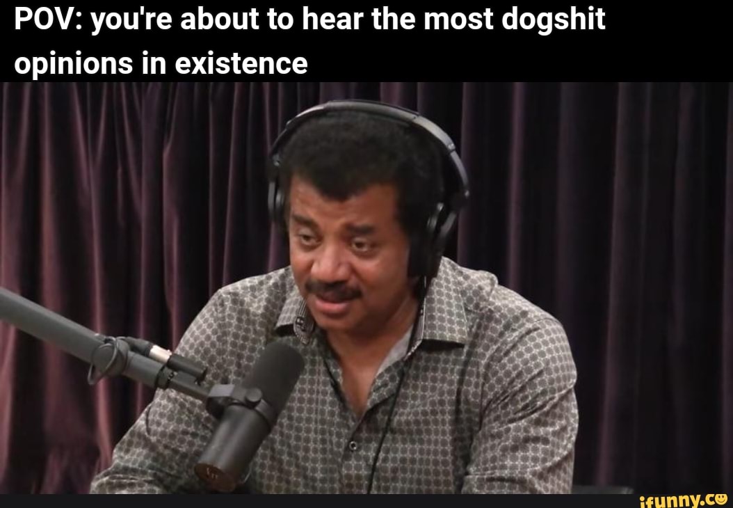 POV: you're about to hear the most dogshit opinions in existence - iFunny