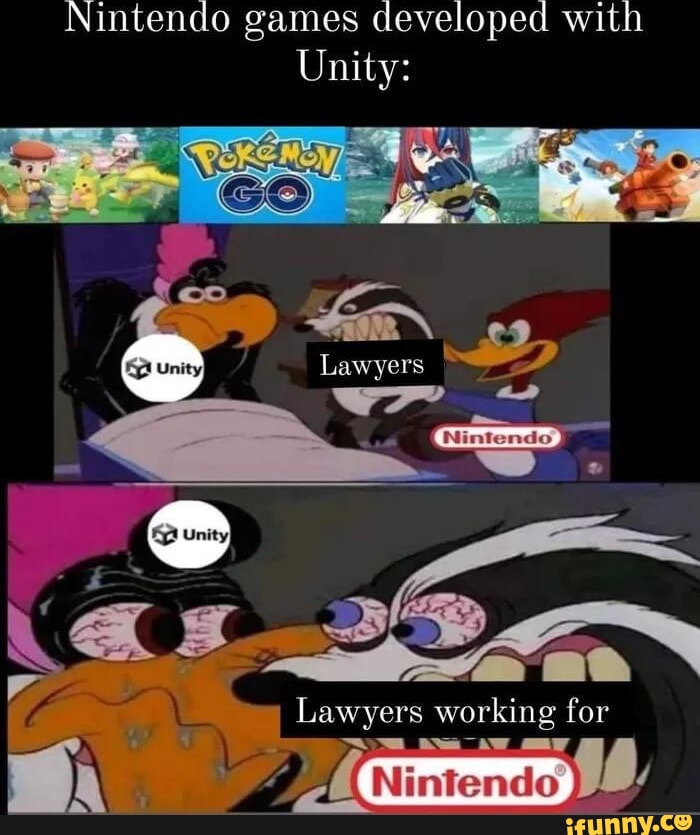 Nintendo games developed with Unity: I Lawyers working for Nintendo ...