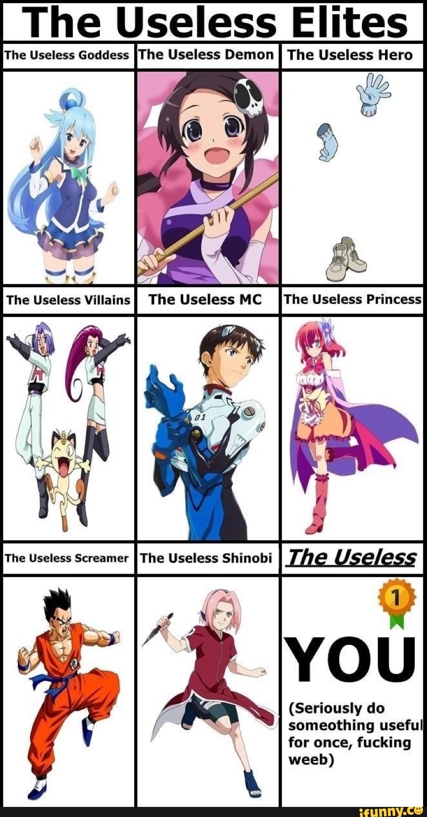 The Useless Elites The Useless Goddess The Useless Demon The Useless ...